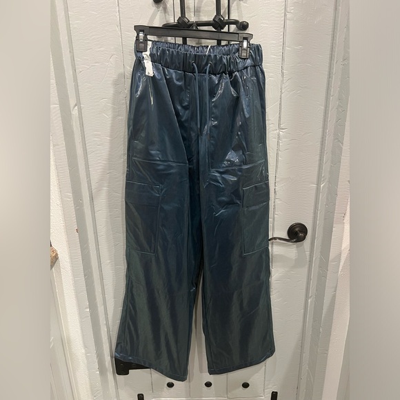 Rains | Pants & Jumpsuits | Rains Cargo Rain Pants Wide Nwt | Poshmark